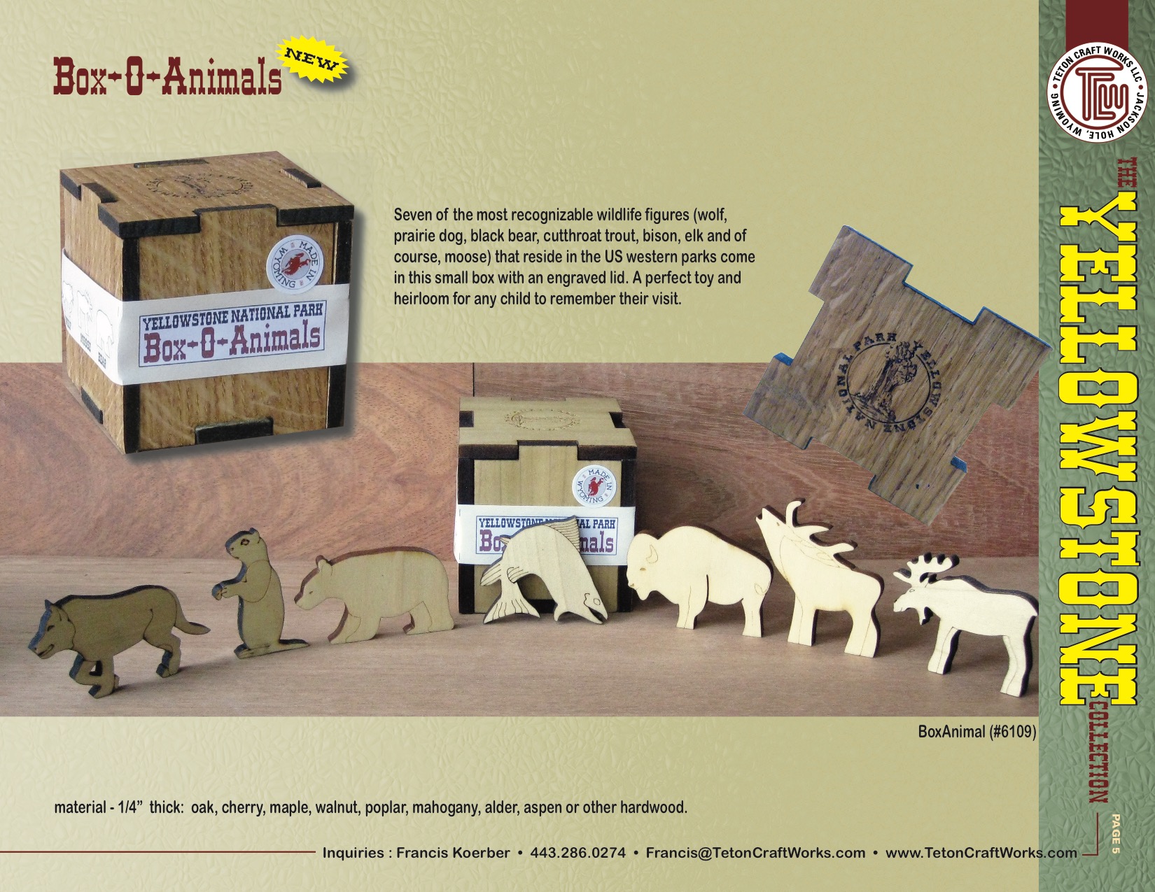 Yellowstone Puzzles & Toys – TETON CRAFT WORKS, LLC